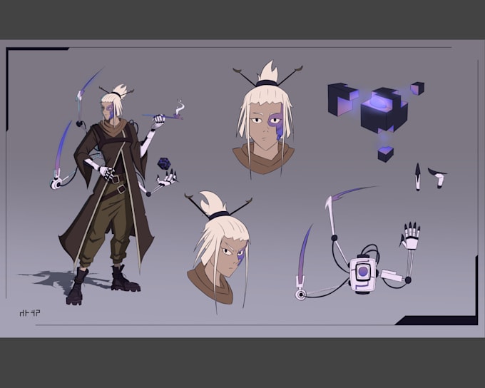 Your character design, poses and expressions for you by Manuel_napoleon ...