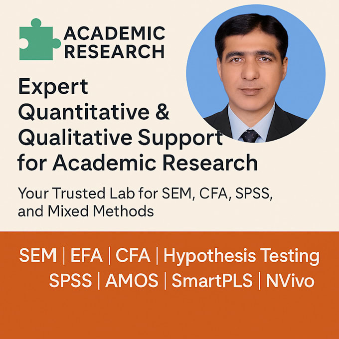 Provide expert research analysis using spss, amos, and nvivo by ...