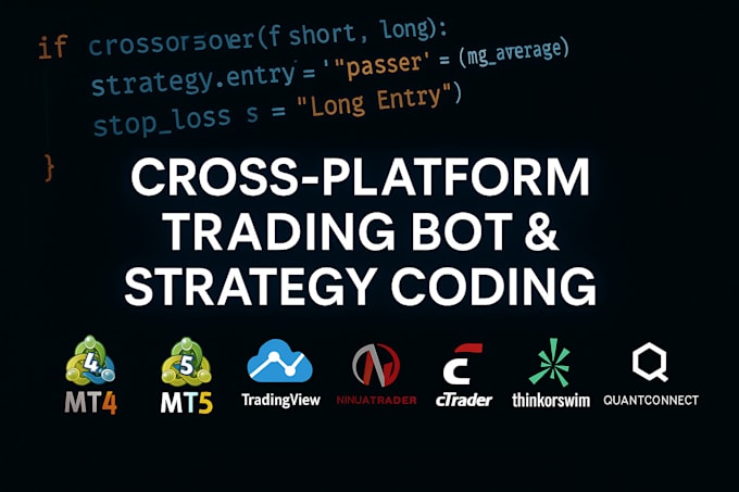 Code ctrader, mql, pine script, quantconnect, tos, by Thompson_albert | Fiverr