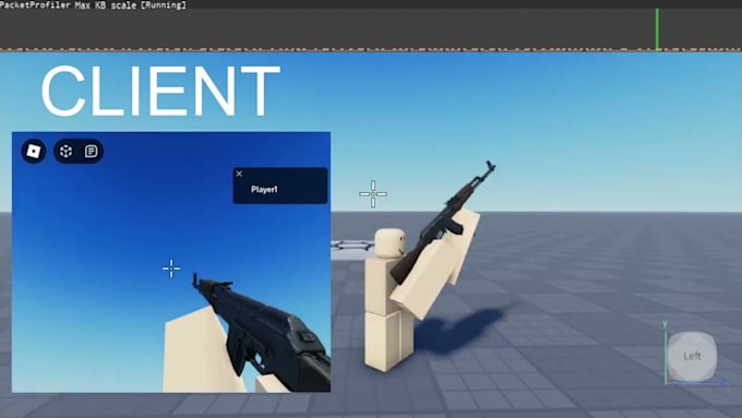 Do roblox gun, gui system, combat system, roblox builder, roblox scripter by Dragonfire59416 ...