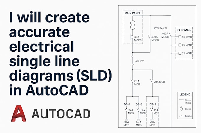 Create accurate electrical single line diagrams in autocad by ...
