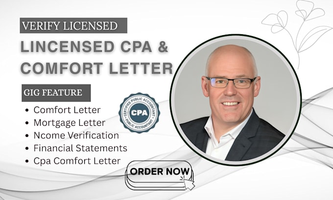 Get you us cpa letter cpa comfort letter cpa verification letter profit ...
