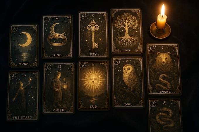 Design printable oracle affirmation cards custom oracle card deck ...