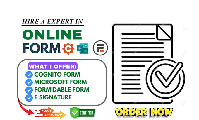 Setup cognito form microsoft form automation formidable workflow online form by Im_crm_expert ...