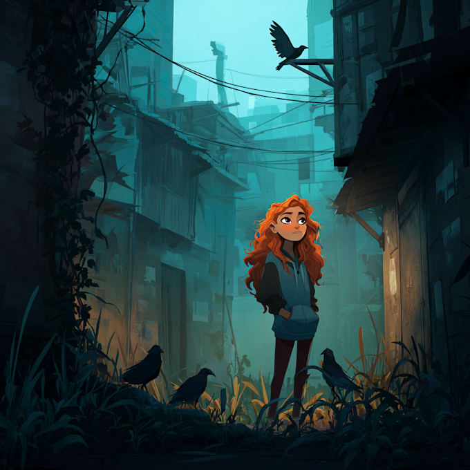 Create pen and ink character drawings and concept art by Jacquelinewigg ...