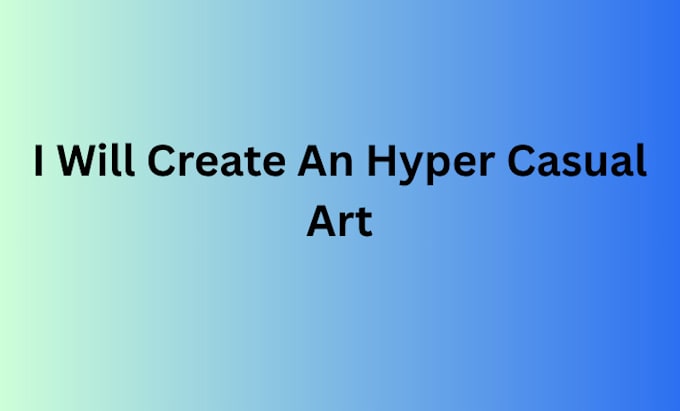 Create an hyper casual art for you by Drakedigitals | Fiverr