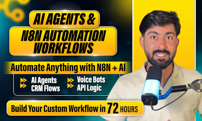 Develop smart n8n ai automation, n8n ai agent and n8n scalable workflows by Zafardsecom1 | Fiverr
