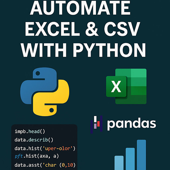 Automate excel and csv tasks using python scripts by Syedanas7 | Fiverr