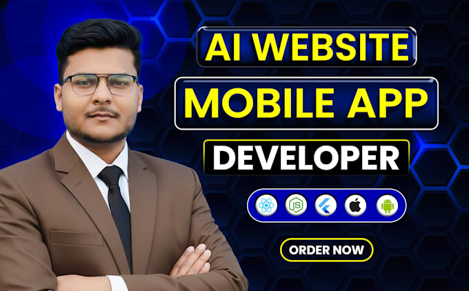 Develop ai agent, ai website, ai integration, android ios mobile app ...
