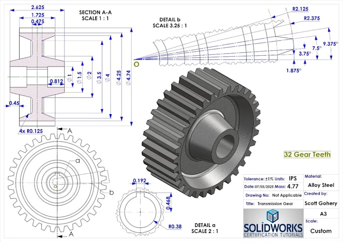 Do 3d cad model product design mechanical engineering drawing on ...