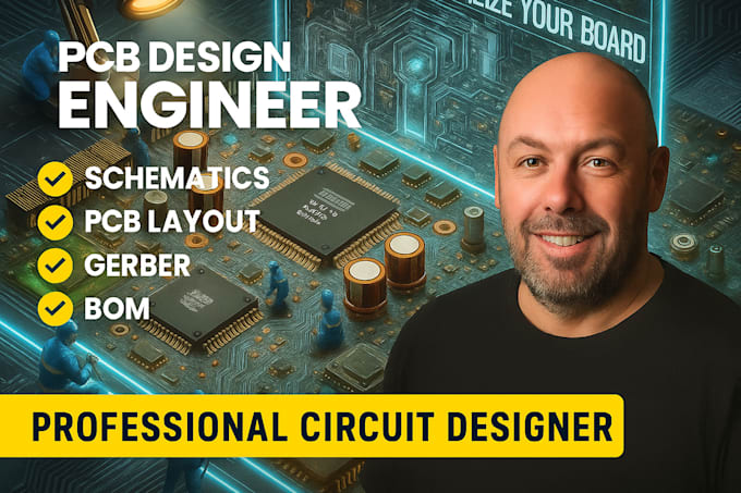 Design schematic and pcb in altium,eagle,pads, kicad,proteus and ...