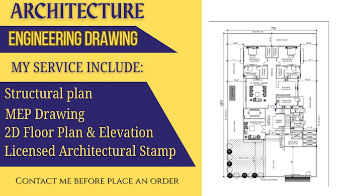 Draw, review, and stamp 2d architectural floor plans, mep, and house ...