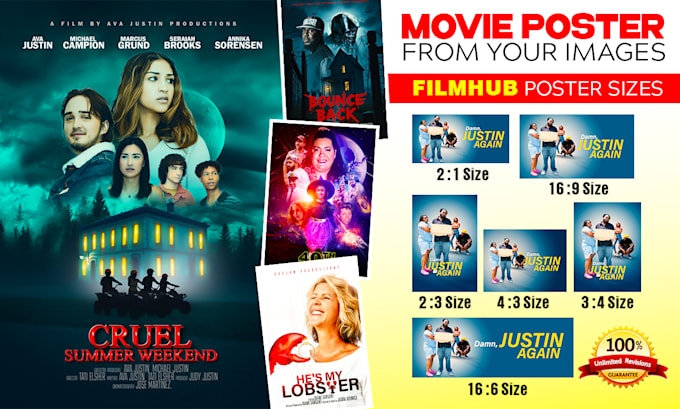 Design movie posters and film posters for filmhub, tubi by Karu ...