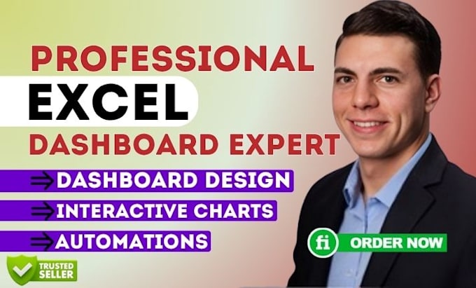 Be your excel dashboard creation expert, enhance dashboard ...