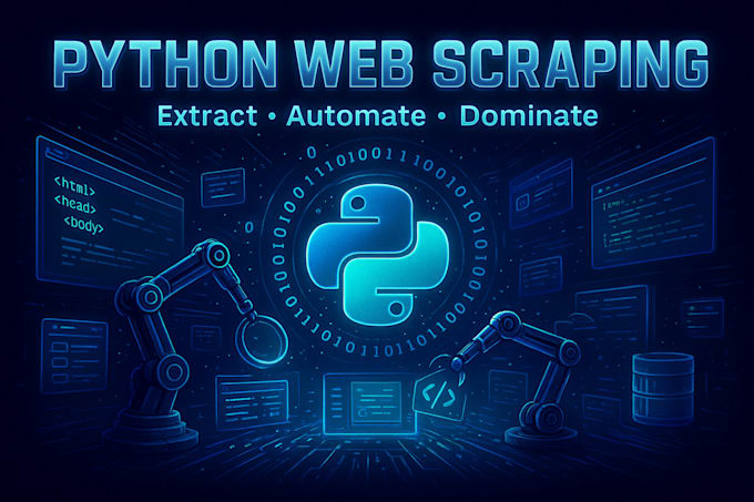Extraction de données web avec python, script d'automatisation de scraper de site internet