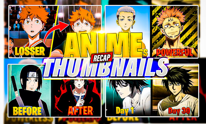 Design anime recap, manga, and manhwa youtube thumbnails by Kaifgfx650 ...