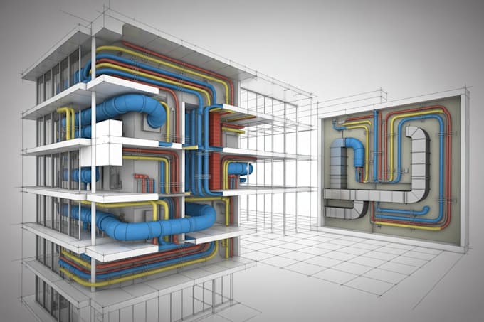 Draw model architectural,mechanical, electrical system revit furniture ...