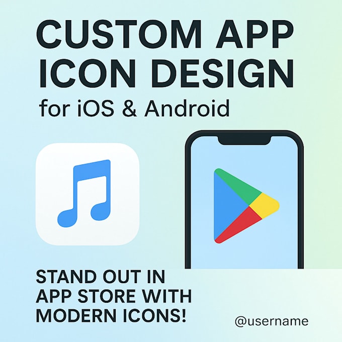 Design modern app icons for ios android and play store by Khuwaid31 ...