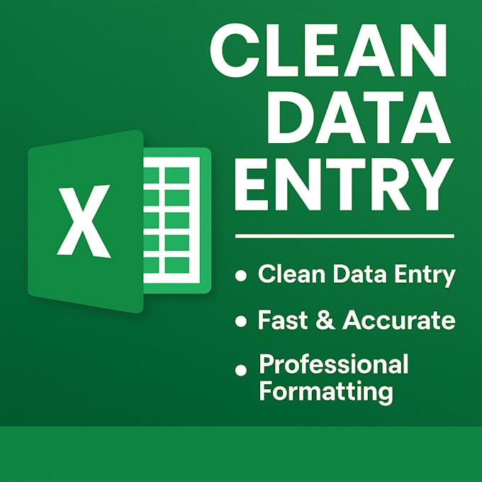 Do professional data entry in excel by Surajmagar351 | Fiverr