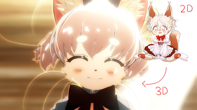 Modeling your oc so you can use it on mmd vrchat vtuber by Idoveu | Fiverr