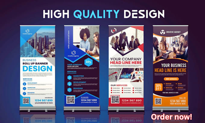 Do roller banner, retractable banner, and roll up banner by Wittypixel ...