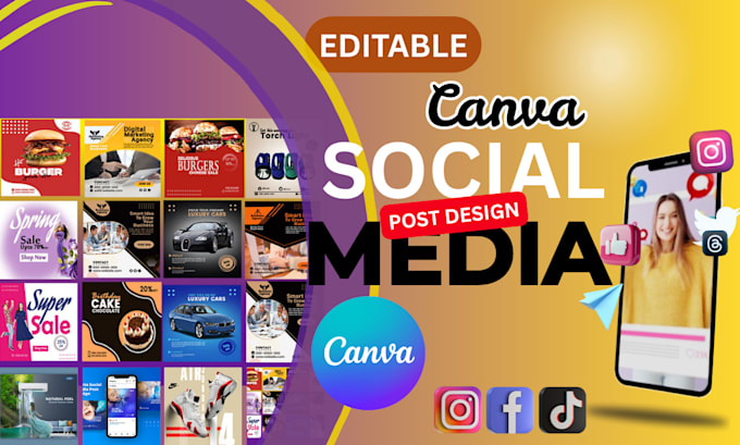 Canva Social Media Post Design Canva Social Media Post Canva Templates
