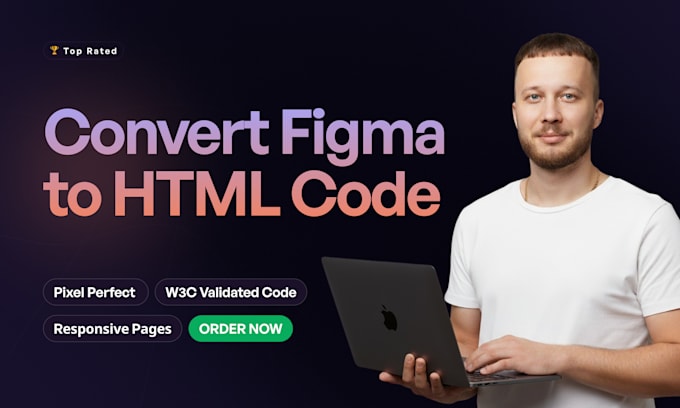 Convert figma to html, css and javascript by Zhukovdigital | Fiverr