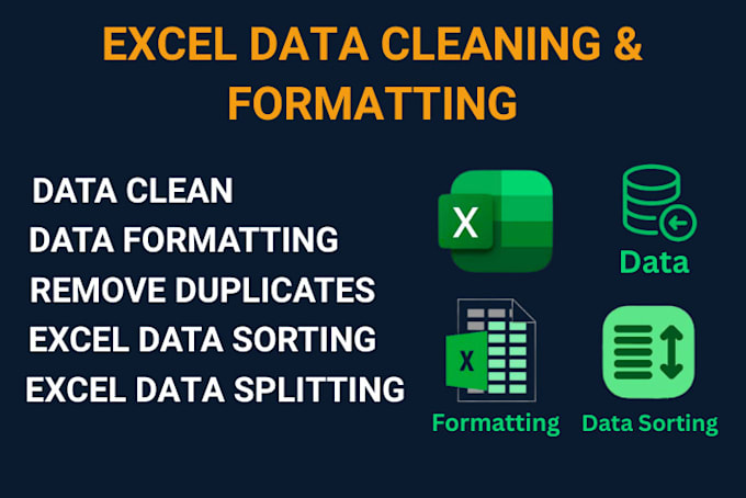 Do excel data cleaning, formatting, formulas, pivot tables and charts ...