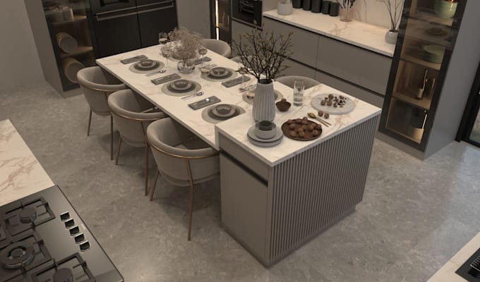 Sketchup 3d modelling and v ray rendering by Faroukomar123 | Fiverr