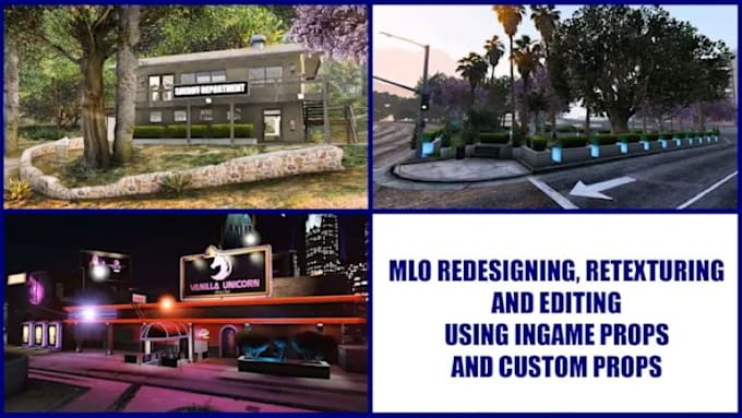 Create custom map, mlo or edit default gta map for fivem ragemp altv ...