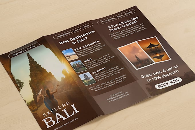 Do brochure design, trifold brochure design, bifold, trifold, digital brochure by Pamelaamy567 ...