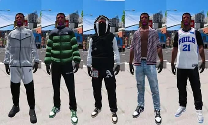 Give you premium clothing pack,eup,gang mc,custom cloth for fivem by ...