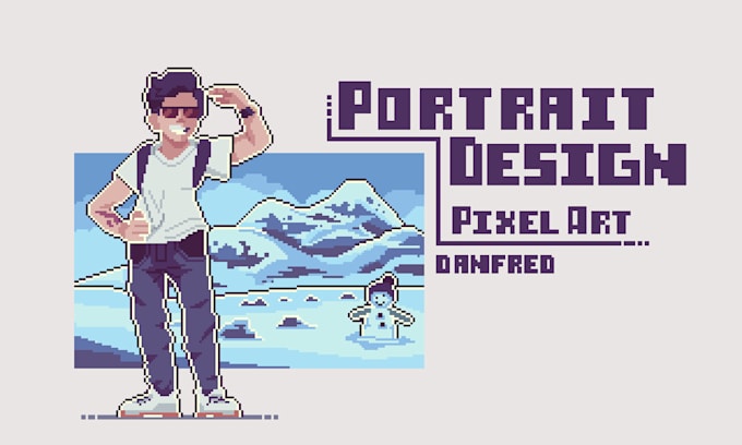Create a full body pixel art portrait with custom elements by Danfred89 ...