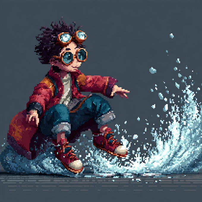 Create pixel art, sprite, pixel art animation, pixel art illustration ...