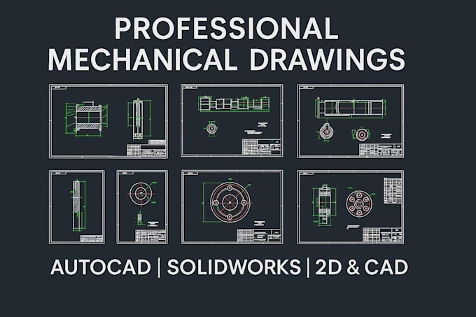Create accurate and professional 2d cad drawings and 3dmodel by Maxmin18 | Fiverr