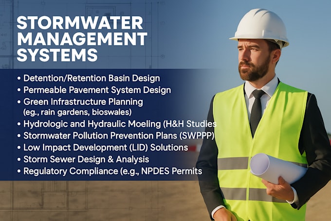 Stormwater drainage design stormwater permit erosion control swppp ...