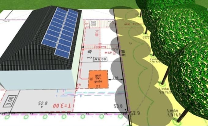 Design solar pv systems on autocad and open solar by James_endrick1 ...