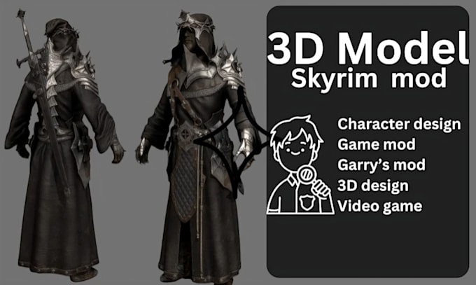 Create skyrim and fallout mods, armor, weapons, characters and sfm ...