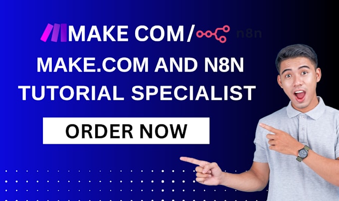 Teach make com n8n tutorial tutor make com n8n integromat by Adura_223 | Fiverr