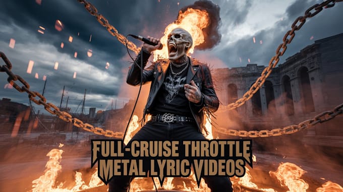 Cruise full throttle animated deathcore, thrash black metal lyric video ...