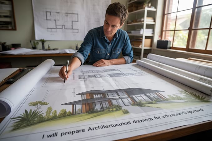 Prepare architectural drawings for australian council approval by David ...