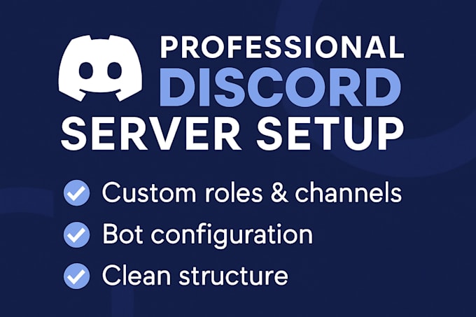 Create a proffessional discord server by Forsik9 | Fiverr