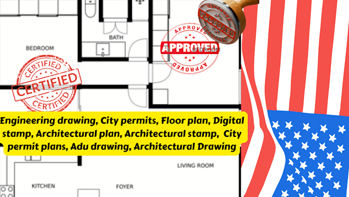 Architectural drawing floor plan engineering drawing stamp mep city ...