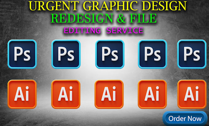 Do urgent graphic design, photoshop product photo editing by ...