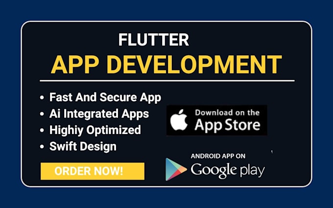 Do ios and android app development hybrid mobile app dev using flutter by Dandyjr_web | Fiverr