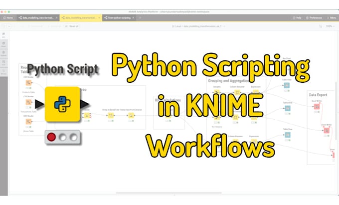 Script custom python logic inside your knime workflow by Sunnadimpalli | Fiverr