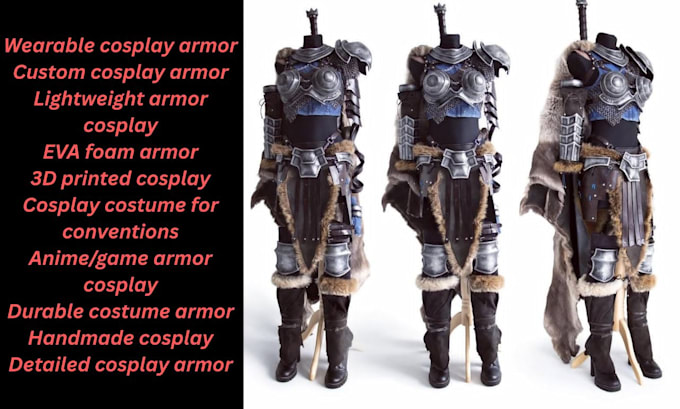 Design and create custom wearable cosplay costumes and props handmade ...