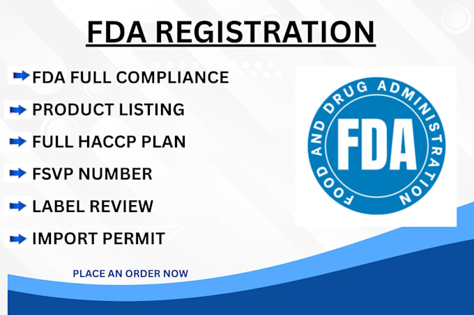 Do fda registration, fsvp, haccp, food safety and import permit plans ...