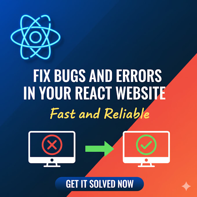 Fix bugs and errors in your react website fast and reliable by Musa_abubakar | Fiverr