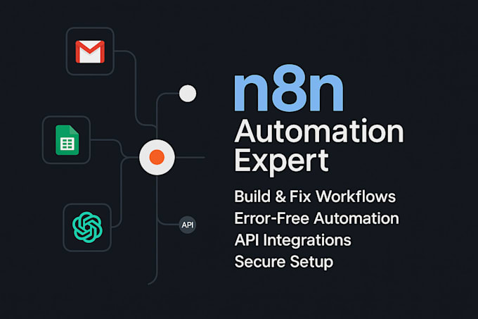Build and fix n8n automation issues for a stable workflow by Hamzy_dev | Fiverr